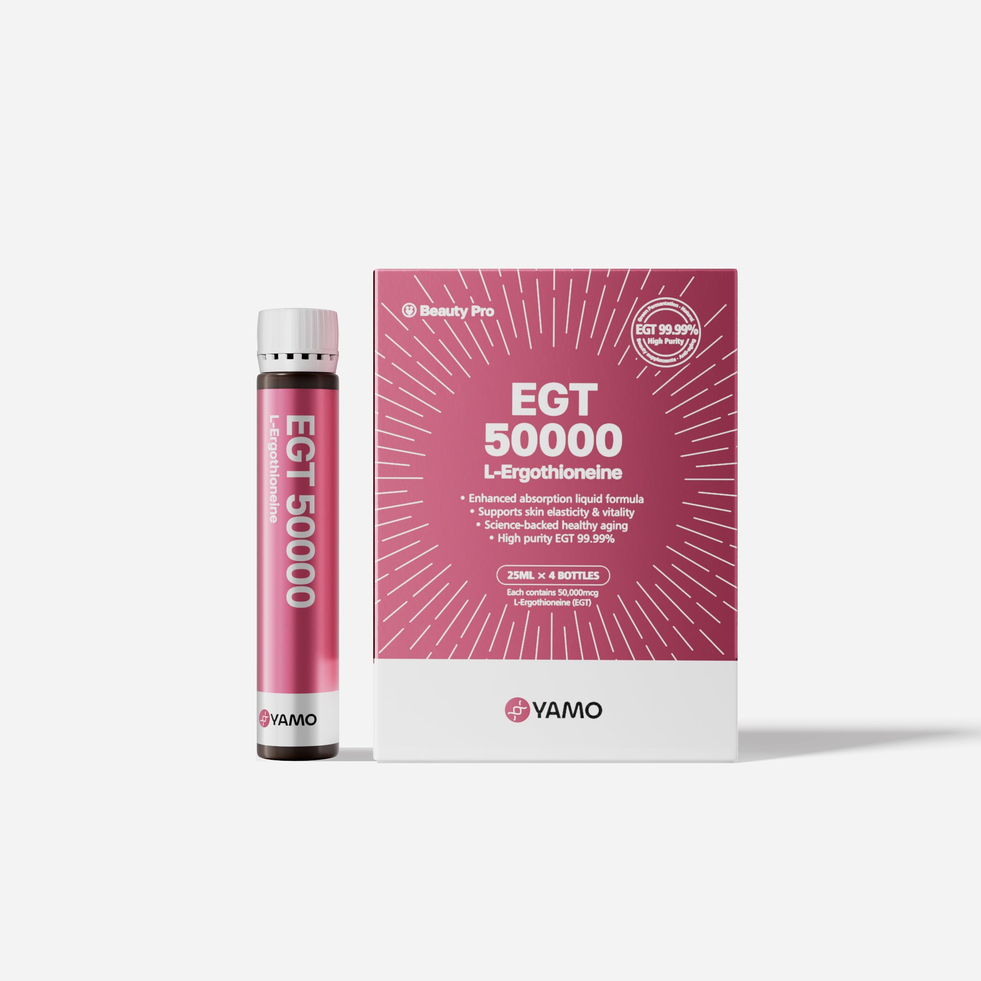 YAMO EGT50000 L-Ergothioneine / 25MLx4BOTTLES – My Store